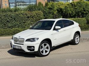 White BMW X6 2011 in Riga, with an engine capacity of 3.00 L and mileage of 312 thousand km for 11500 €, photo 10 on AUTOMOTO.COM.LV