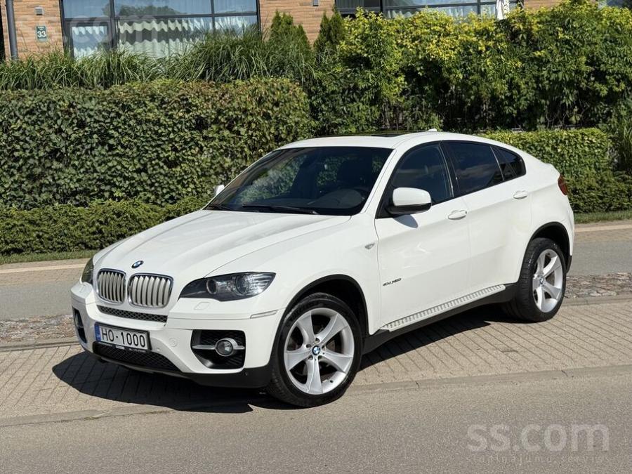 White BMW X6 2011 in Riga, with an engine capacity of 3.00 L and mileage of 312 thousand km for 11500 €, photo 10 on AUTOMOTO.COM.LV