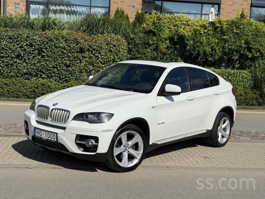 White BMW X6 2011 in Riga, with an engine capacity of 3.00 L and mileage of 312 thousand km for 11500 €, photo 11 on AUTOMOTO.COM.LV