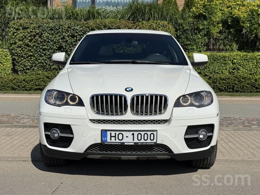 White BMW X6 2011 in Riga, with an engine capacity of 3.00 L and mileage of 312 thousand km for 11500 €, photo 12 on AUTOMOTO.COM.LV
