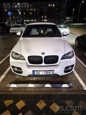 White BMW X6 2012 in Riga, with an engine capacity of 3.00 L and mileage of 190 thousand km for 14987 €, photo  on AUTOMOTO.COM.LV