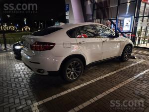 White BMW X6 2012 in Riga, with an engine capacity of 3.00 L and mileage of 190 thousand km for 14987 €, photo 5 on AUTOMOTO.COM.LV