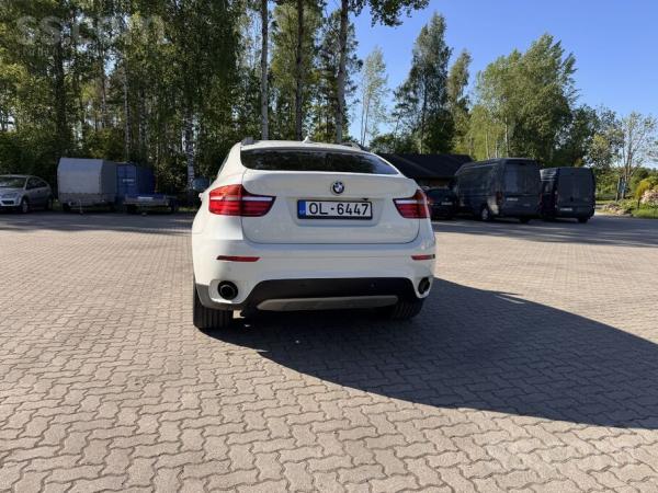White BMW X6 2012 in Valmiera, with an engine capacity of 3.00 L and mileage of 222 thousand km for 14100 €, photo 8 on AUTOMOTO.COM.LV