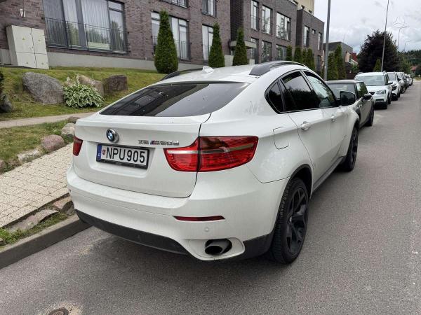 White BMW X6 2012 in Vilnius, with an engine capacity of 2.99 L and mileage of 160 thousand km for 13900 €, photo 3 on AUTOMOTO.COM.LV