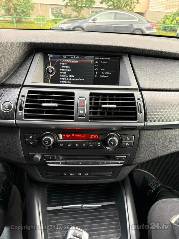 White BMW X6 2012 in Tallinn, with an engine capacity of 3.00 L and mileage of 271 thousand km for 15000 €, photo 6 on AUTOMOTO.COM.LV