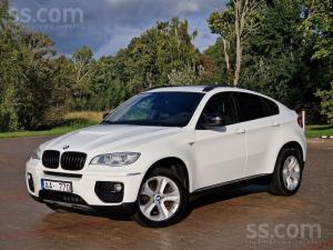 White BMW X6 2012 in Tukums, with an engine capacity of 3.00 L and mileage of 347 thousand km for 14500 €, photo  on AUTOMOTO.COM.LV