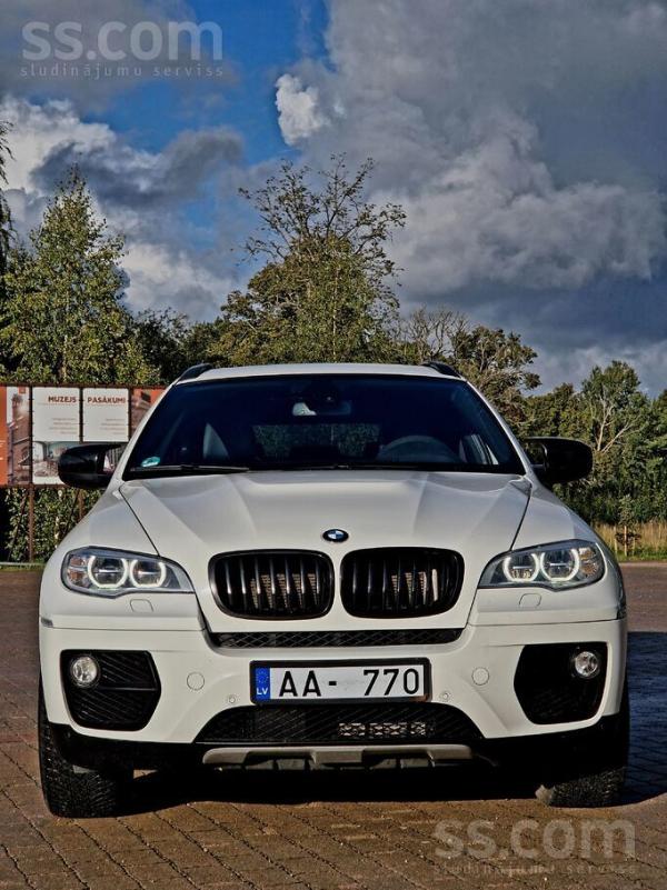 Balts BMW X6 2012 Tukums, ar dzinēja tilpumu 3.00 L un nobraukumu 347 tūkst. km par 14500 €, foto 8 vietnē AUTOMOTO.COM.LV