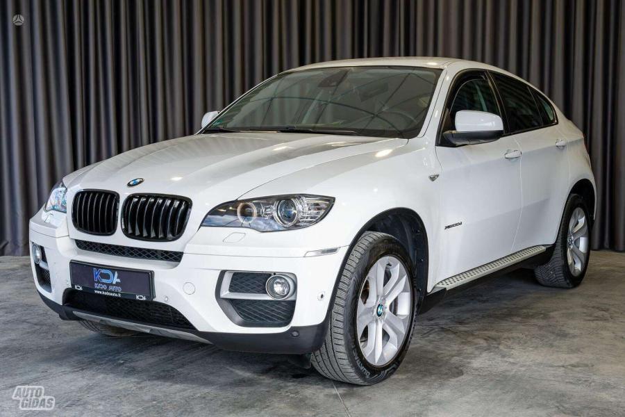 White BMW X6 2013 in Marijampole, with an engine capacity of 3.00 L and mileage of 155 thousand km for 16550 €, photo 4 on AUTOMOTO.COM.LV