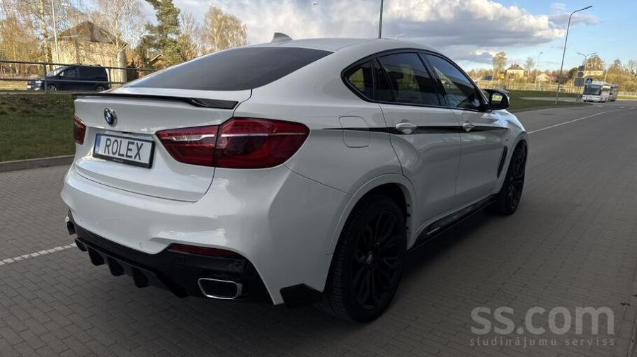 Balts BMW X6 2014 Rēzekne, ar dzinēja tilpumu 3.00 L un nobraukumu 282 tūkst. km par 20490 €, foto 5 vietnē AUTOMOTO.COM.LV