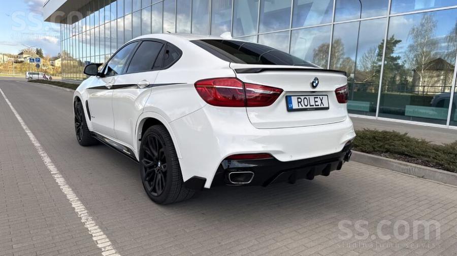 Balts BMW X6 2014 Rēzekne, ar dzinēja tilpumu 3.00 L un nobraukumu 282 tūkst. km par 20490 €, foto 7 vietnē AUTOMOTO.COM.LV