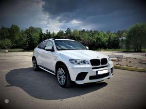 White BMW X6 2014 in Vilnius, with an engine capacity of 2.99 L and mileage of 289 thousand km for 15900 €, photo  on AUTOMOTO.COM.LV