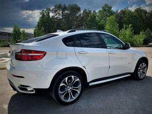 White BMW X6 2014 in Vilnius, with an engine capacity of 2.99 L and mileage of 289 thousand km for 15900 €, photo 3 on AUTOMOTO.COM.LV