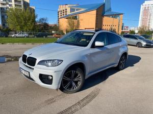 White BMW X6 2014 in Riga, with an engine capacity of 3.00 L and mileage of 142 thousand km for 20950 €, photo  on AUTOMOTO.COM.LV