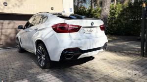 White BMW X6 2015 in Riga, with an engine capacity of 3.00 L and mileage of 190 thousand km for 36400 €, photo 7 on AUTOMOTO.COM.LV