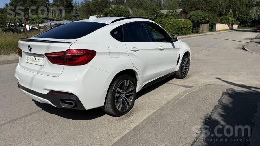 Balts BMW X6 2015 Rīga, ar dzinēja tilpumu 3.00 L un nobraukumu 190 tūkst. km par 23700 €, foto 5 vietnē AUTOMOTO.COM.LV