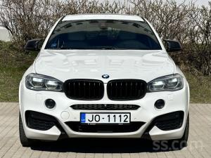 White BMW X6 2015 in Riga, with an engine capacity of 3.00 L and mileage of 185 thousand km for 23900 €, photo 2 on AUTOMOTO.COM.LV