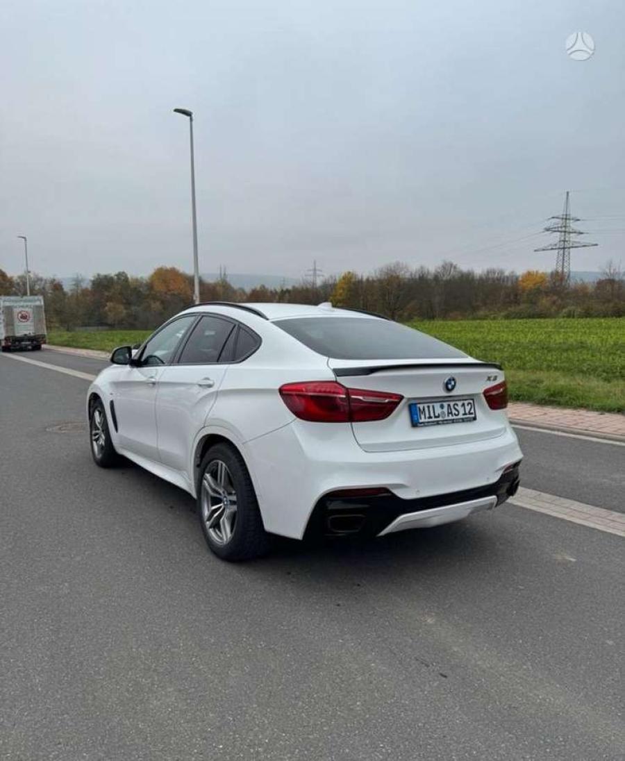 Balts BMW X6 2015 Kauņa, ar dzinēja tilpumu 2.99 L un nobraukumu 218 tūkst. km par 22300 €, foto 6 vietnē AUTOMOTO.COM.LV