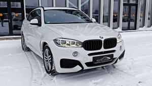 White BMW X6 2015 in Vilnius, with an engine capacity of 2.99 L and mileage of 218 thousand km for 22500 €, photo 2 on AUTOMOTO.COM.LV