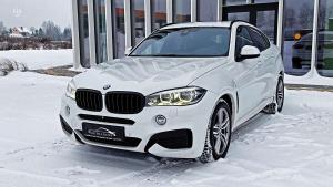 White BMW X6 2015 in Vilnius, with an engine capacity of 2.99 L and mileage of 218 thousand km for 22500 €, photo 3 on AUTOMOTO.COM.LV