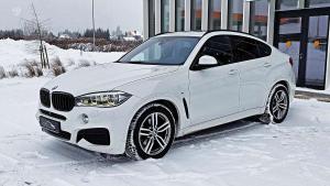 White BMW X6 2015 in Vilnius, with an engine capacity of 2.99 L and mileage of 218 thousand km for 22500 €, photo 10 on AUTOMOTO.COM.LV