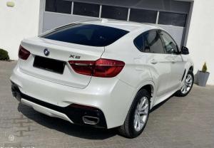 White BMW X6 2015 in Vilnius, with an engine capacity of 2.99 L and mileage of 260 thousand km for 19600 €, photo 5 on AUTOMOTO.COM.LV