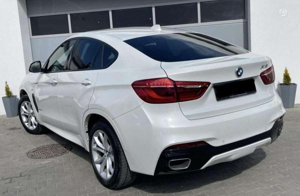 White BMW X6 2015 in Vilnius, with an engine capacity of 2.99 L and mileage of 260 thousand km for 19600 €, photo 6 on AUTOMOTO.COM.LV
