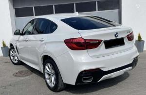 White BMW X6 2015 in Vilnius, with an engine capacity of 2.99 L and mileage of 260 thousand km for 19600 €, photo 6 on AUTOMOTO.COM.LV