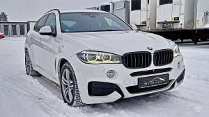 White BMW X6 2015 in Vilnius, with an engine capacity of 2.99 L and mileage of 218 thousand km for 21450 €, photo 2 on AUTOMOTO.COM.LV