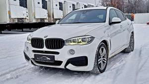 White BMW X6 2015 in Vilnius, with an engine capacity of 2.99 L and mileage of 218 thousand km for 21450 €, photo 3 on AUTOMOTO.COM.LV