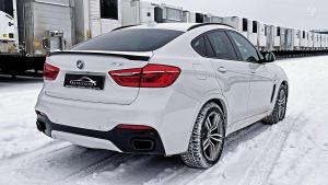 White BMW X6 2015 in Vilnius, with an engine capacity of 2.99 L and mileage of 218 thousand km for 21450 €, photo 5 on AUTOMOTO.COM.LV
