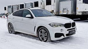 White BMW X6 2015 in Vilnius, with an engine capacity of 2.99 L and mileage of 218 thousand km for 21450 €, photo 10 on AUTOMOTO.COM.LV