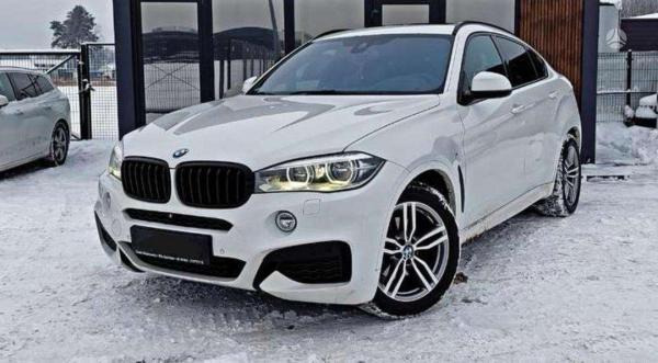 Balts BMW X6 2015 Kauņa, ar dzinēja tilpumu 2.99 L un nobraukumu 219 tūkst. km par 23300 €, foto 1 vietnē AUTOMOTO.COM.LV