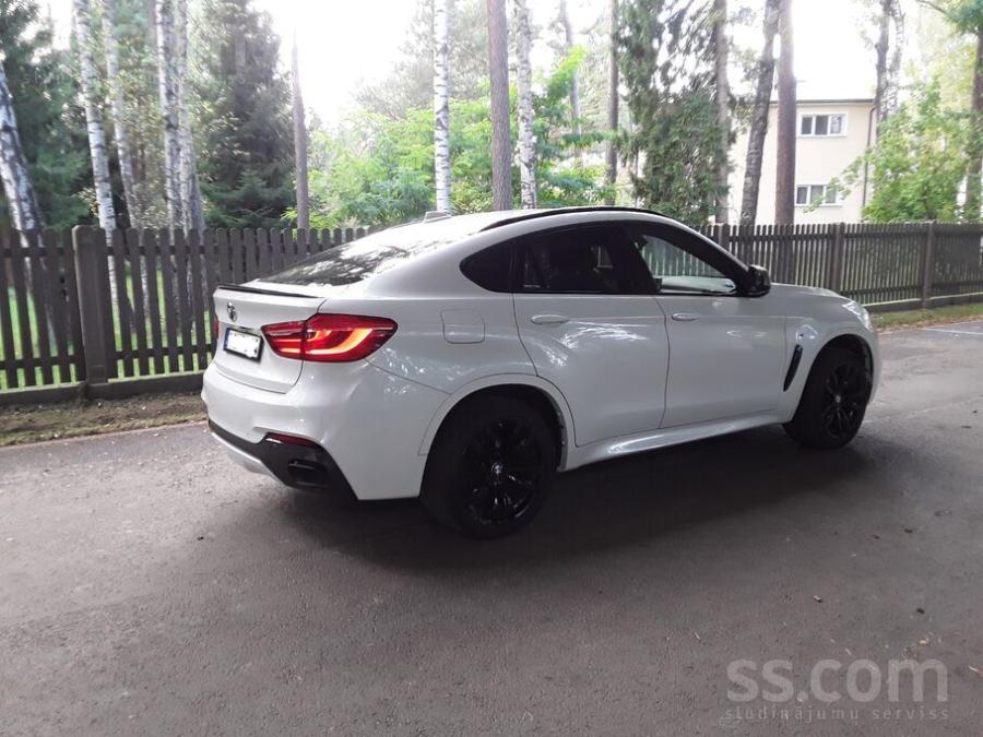 Balts BMW X6 2015 Jūrmala, ar dzinēja tilpumu 3.00 L un nobraukumu 196 tūkst. km par 25800 €, foto 3 vietnē AUTOMOTO.COM.LV