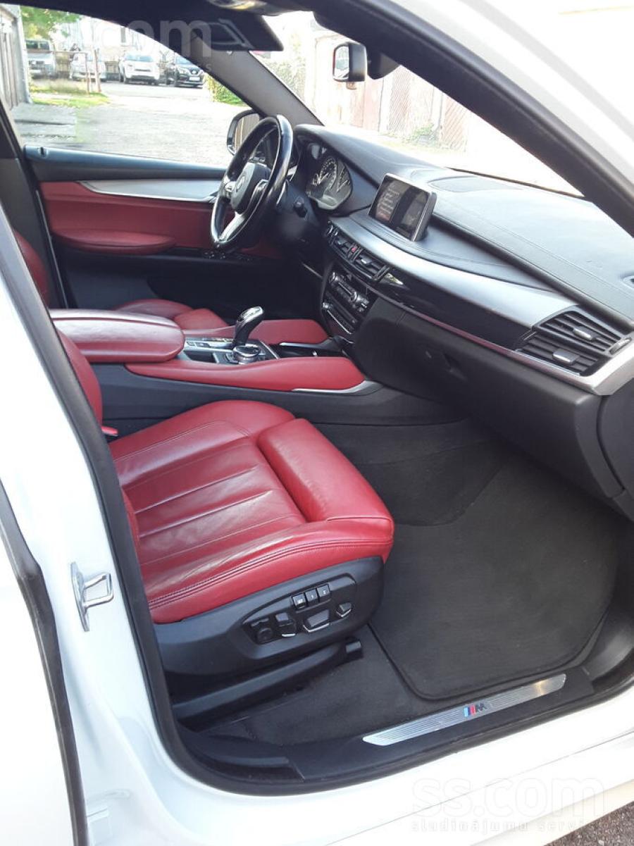 Balts BMW X6 2015 Jūrmala, ar dzinēja tilpumu 3.00 L un nobraukumu 196 tūkst. km par 25800 €, foto 8 vietnē AUTOMOTO.COM.LV