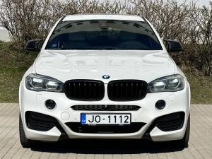 White BMW X6 2015 in Riga, with an engine capacity of 3.00 L and mileage of 185 thousand km for 24900 €, photo 3 on AUTOMOTO.COM.LV