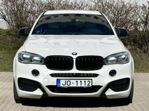 White BMW X6 2015 in Riga, with an engine capacity of 3.00 L and mileage of 185 thousand km for 21900 €, photo 3 on AUTOMOTO.COM.LV