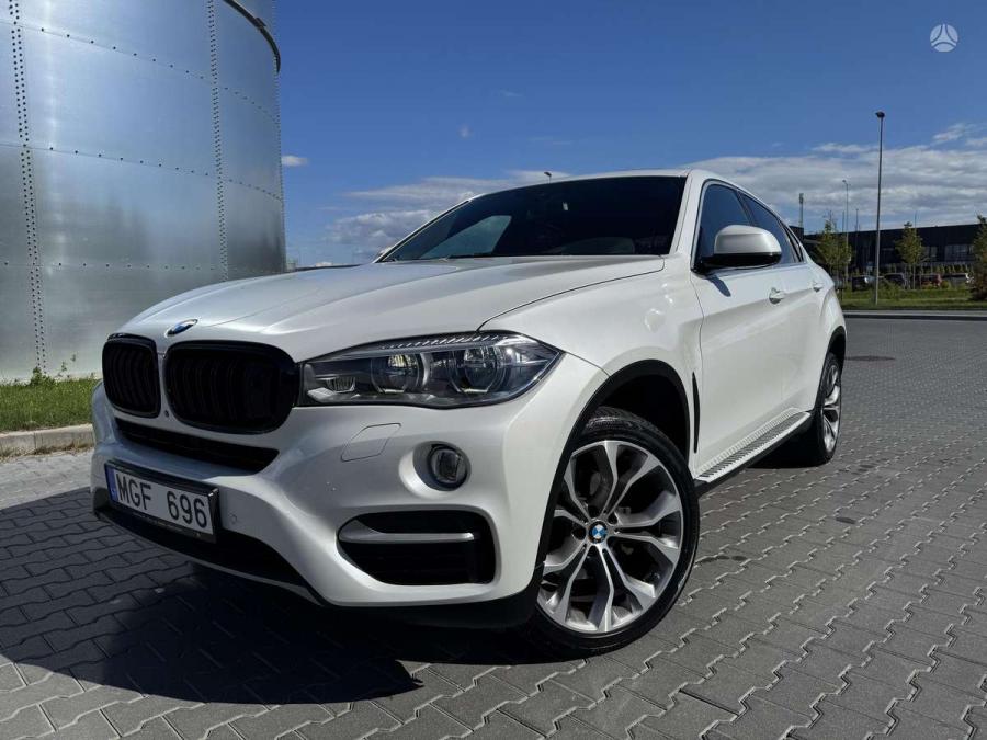 Balts BMW X6 2015 Viļņa, ar dzinēja tilpumu 2.99 L un nobraukumu 155 tūkst. km par 24900 €, foto 1 vietnē AUTOMOTO.COM.LV