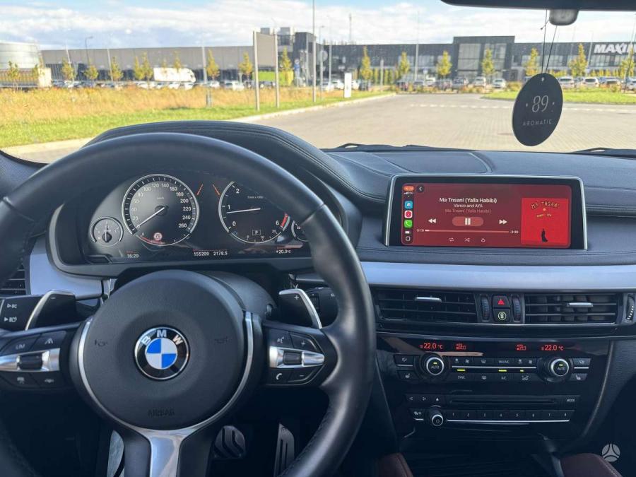 Balts BMW X6 2015 Viļņa, ar dzinēja tilpumu 2.99 L un nobraukumu 155 tūkst. km par 24900 €, foto 14 vietnē AUTOMOTO.COM.LV