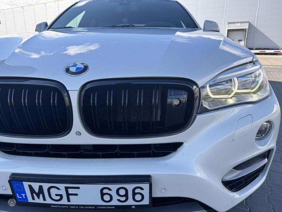 Balts BMW X6 2015 Viļņa, ar dzinēja tilpumu 2.99 L un nobraukumu 155 tūkst. km par 24900 €, foto 21 vietnē AUTOMOTO.COM.LV