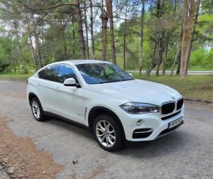 White BMW X6 2015 in Telschi, with an engine capacity of 2.99 L and mileage of 368 thousand km for 18500 €, photo 4 on AUTOMOTO.COM.LV