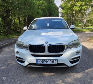 White BMW X6 2015 in Telschi, with an engine capacity of 2.99 L and mileage of 368 thousand km for 18500 €, photo 11 on AUTOMOTO.COM.LV