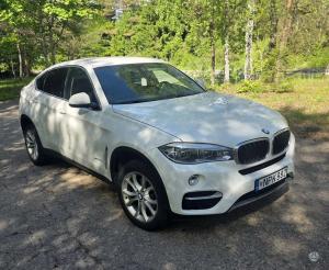 White BMW X6 2015 in Telschi, with an engine capacity of 2.99 L and mileage of 368 thousand km for 18500 €, photo 12 on AUTOMOTO.COM.LV