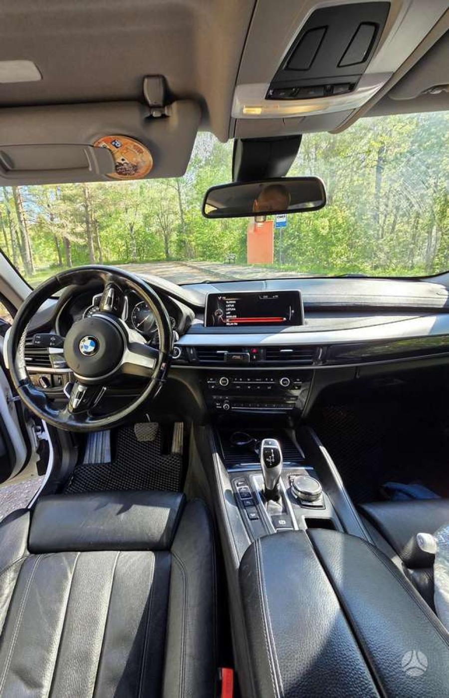 White BMW X6 2015 in Telschi, with an engine capacity of 2.99 L and mileage of 368 thousand km for 18500 €, photo 15 on AUTOMOTO.COM.LV