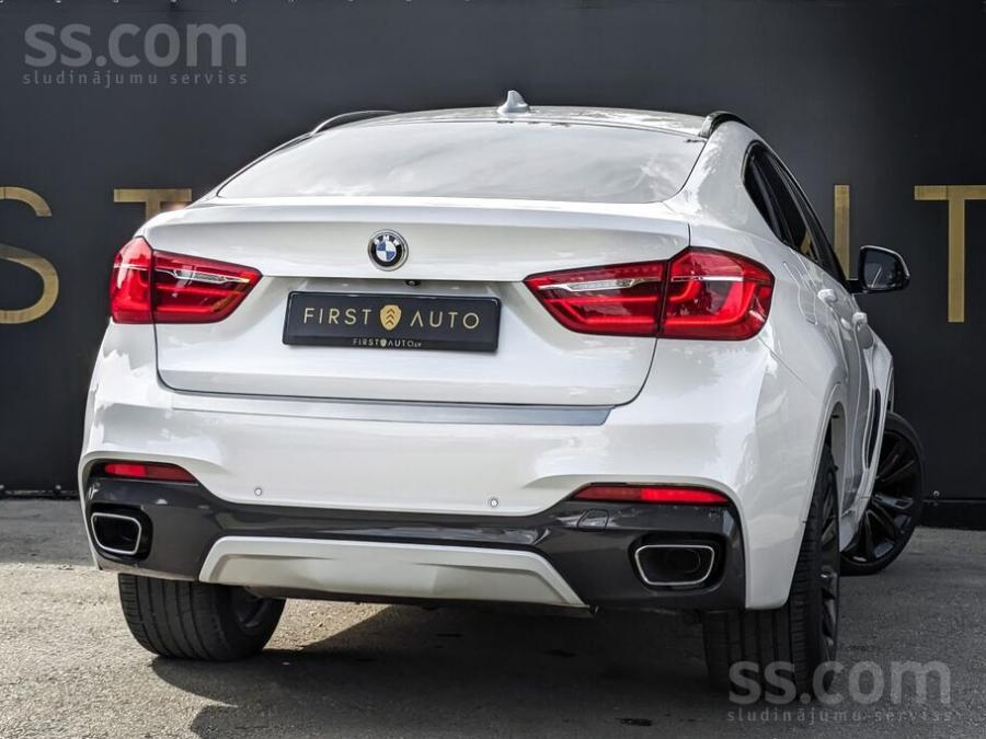 Balts BMW X6 2015 Tukums, ar dzinēja tilpumu 3.00 L un nobraukumu 228 tūkst. km par 23990 €, foto 9 vietnē AUTOMOTO.COM.LV