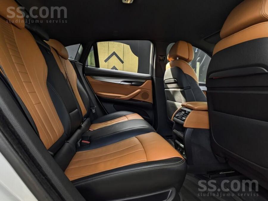 Balts BMW X6 2015 Tukums, ar dzinēja tilpumu 3.00 L un nobraukumu 228 tūkst. km par 23990 €, foto 16 vietnē AUTOMOTO.COM.LV