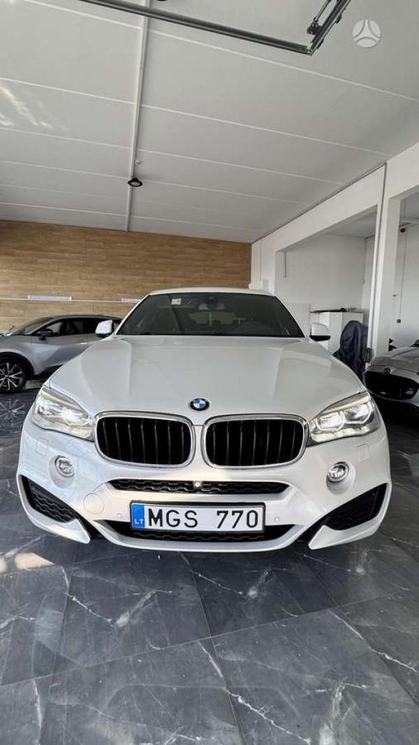 Balts BMW X6 2015 Panevēža, ar dzinēja tilpumu 2.99 L un nobraukumu 186 tūkst. km par 24200 €, foto 3 vietnē AUTOMOTO.COM.LV