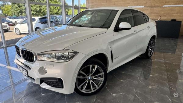 Balts BMW X6 2015 Panevēža, ar dzinēja tilpumu 2.99 L un nobraukumu 186 tūkst. km par 24200 €, foto 4 vietnē AUTOMOTO.COM.LV
