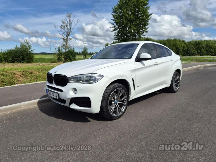 White BMW X6 2015 in Keila, with an engine capacity of 3.00 L and mileage of 289 thousand km for 23000 €, photo 8 on AUTOMOTO.COM.LV