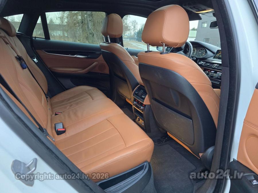 White BMW X6 2015 in Keila, with an engine capacity of 3.00 L and mileage of 289 thousand km for 23000 €, photo 17 on AUTOMOTO.COM.LV