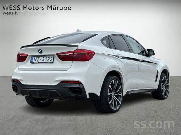 Balts BMW X6 2016 Rīga, ar dzinēja tilpumu 3.00 L un nobraukumu 156 tūkst. km par 28590 €, foto 2 vietnē AUTOMOTO.COM.LV